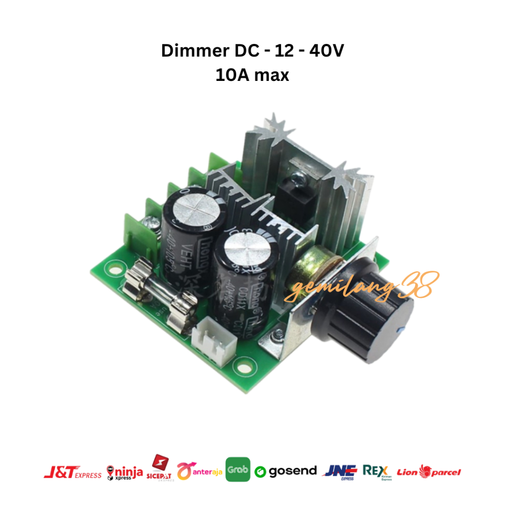 Jual Speed Controller/PWM DC/Dimmer DC 12V-40V 10A | Shopee Indonesia
