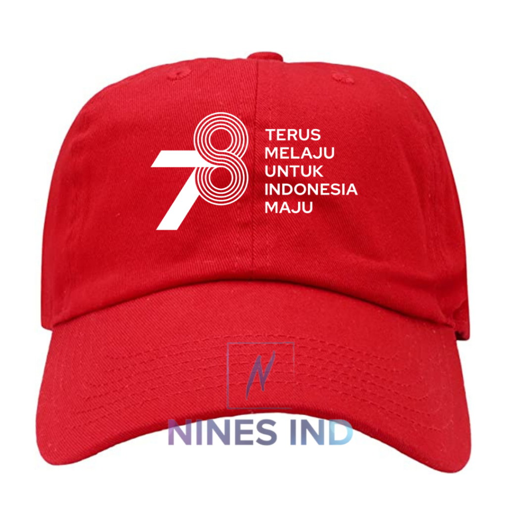 Jual TOPI HUT RI KE 78 TOPI BUAT KEMERDEKAAN TOPI BAHAN RAFEL DRILL ...