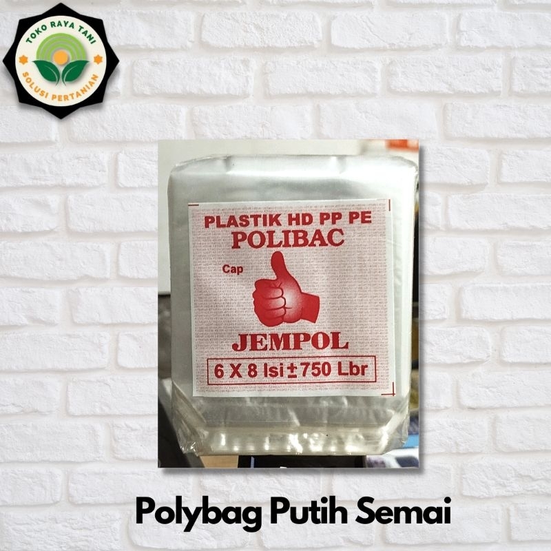 Jual [COD] Jual Plastik/Polybag putih polybag semai untuk semai benih ...