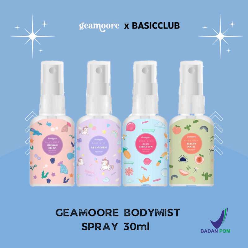 Jual (BPOM) Parfum BODYMIST GEAMOORE 30ml | Shopee Indonesia