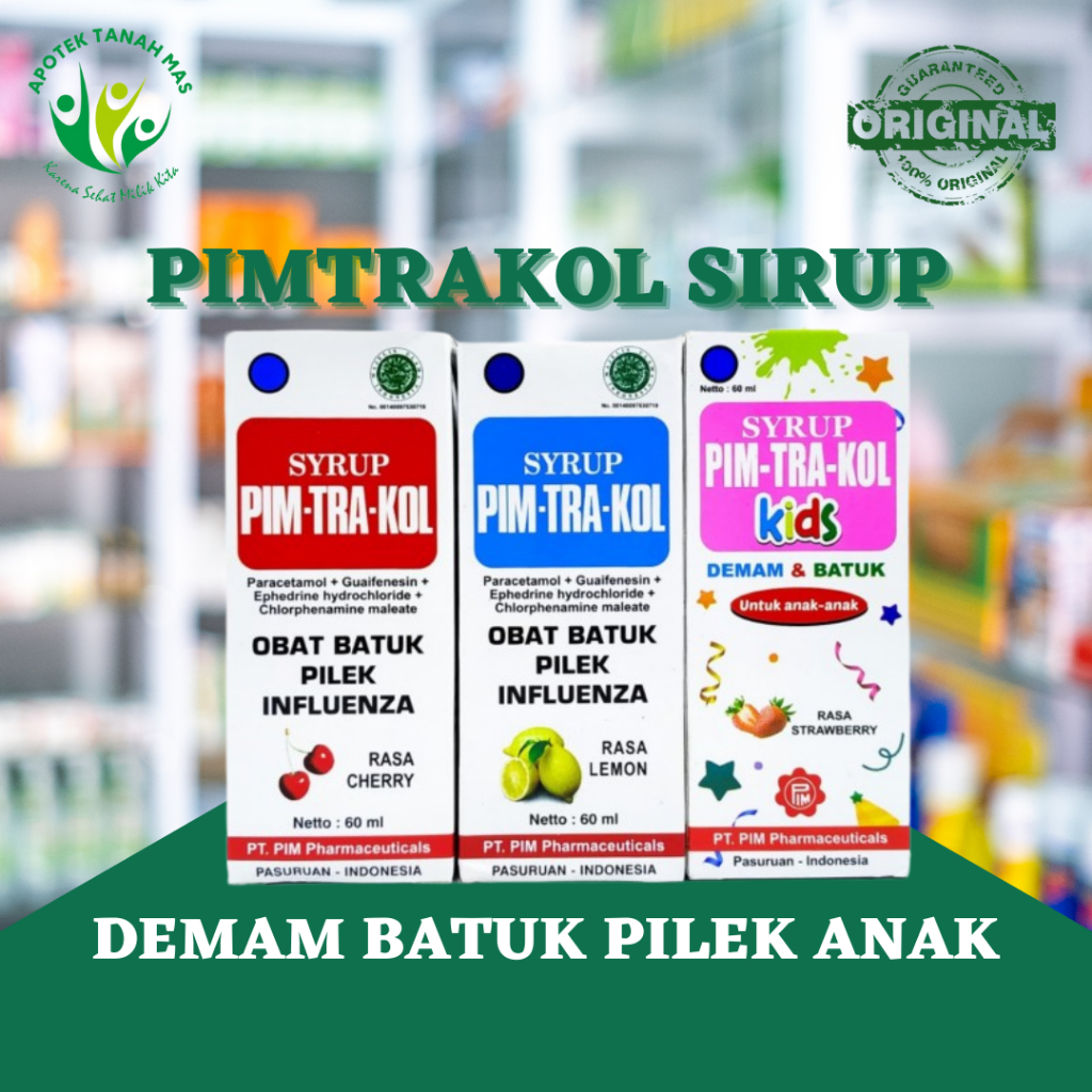 Jual Pimtrakol Kids Obat Batuk Demam Flu Pilek pada Anak | Shopee Indonesia