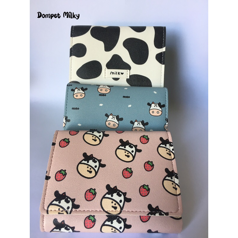 Jual Dompet Lipat Viral // Milky | Shopee Indonesia