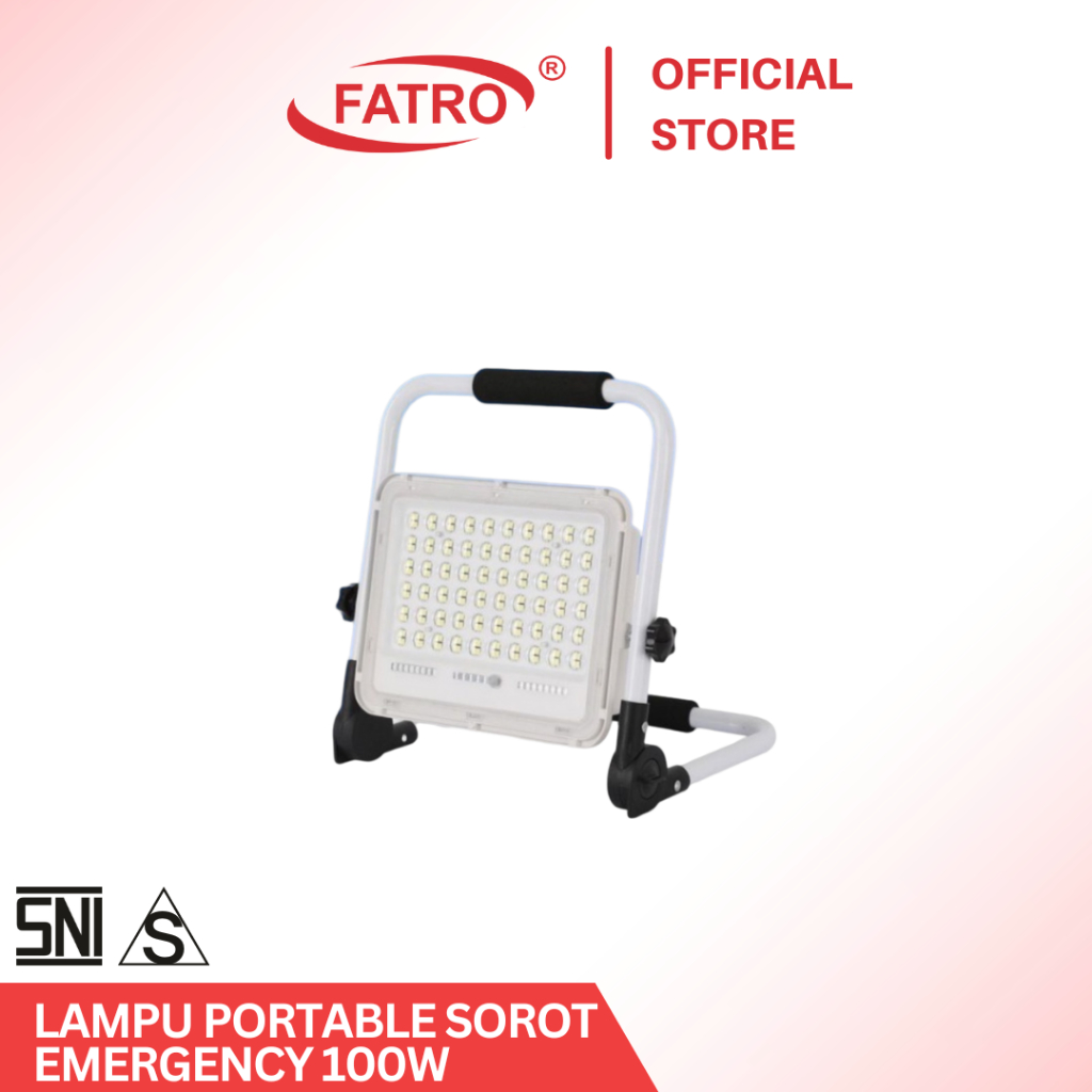 Jual FATRO LAMPU PORTABLE SOROT EMERGENCY 100W / SOROT EMERGENCY ...