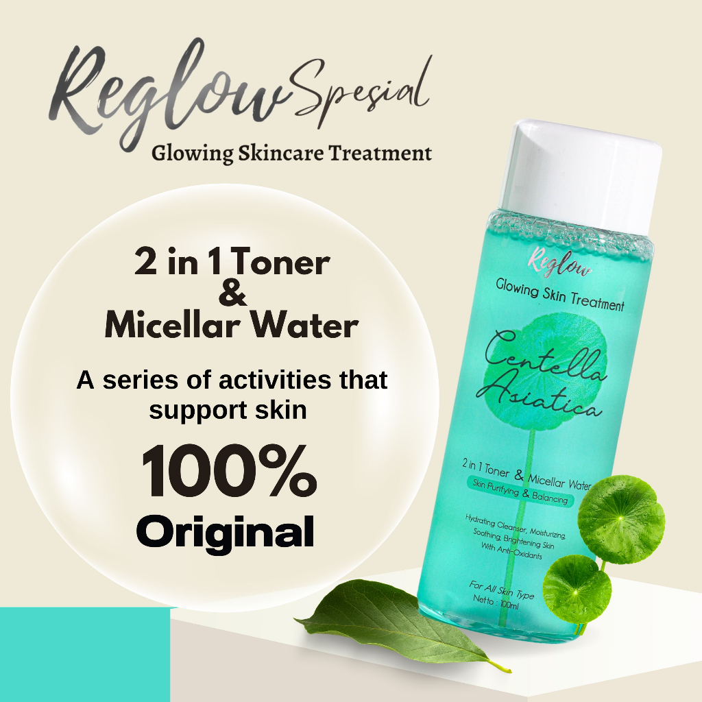 Jual Skincare Reglow Treatment Dr Sindy - 2 In 1 Toner & Micellar Water ...