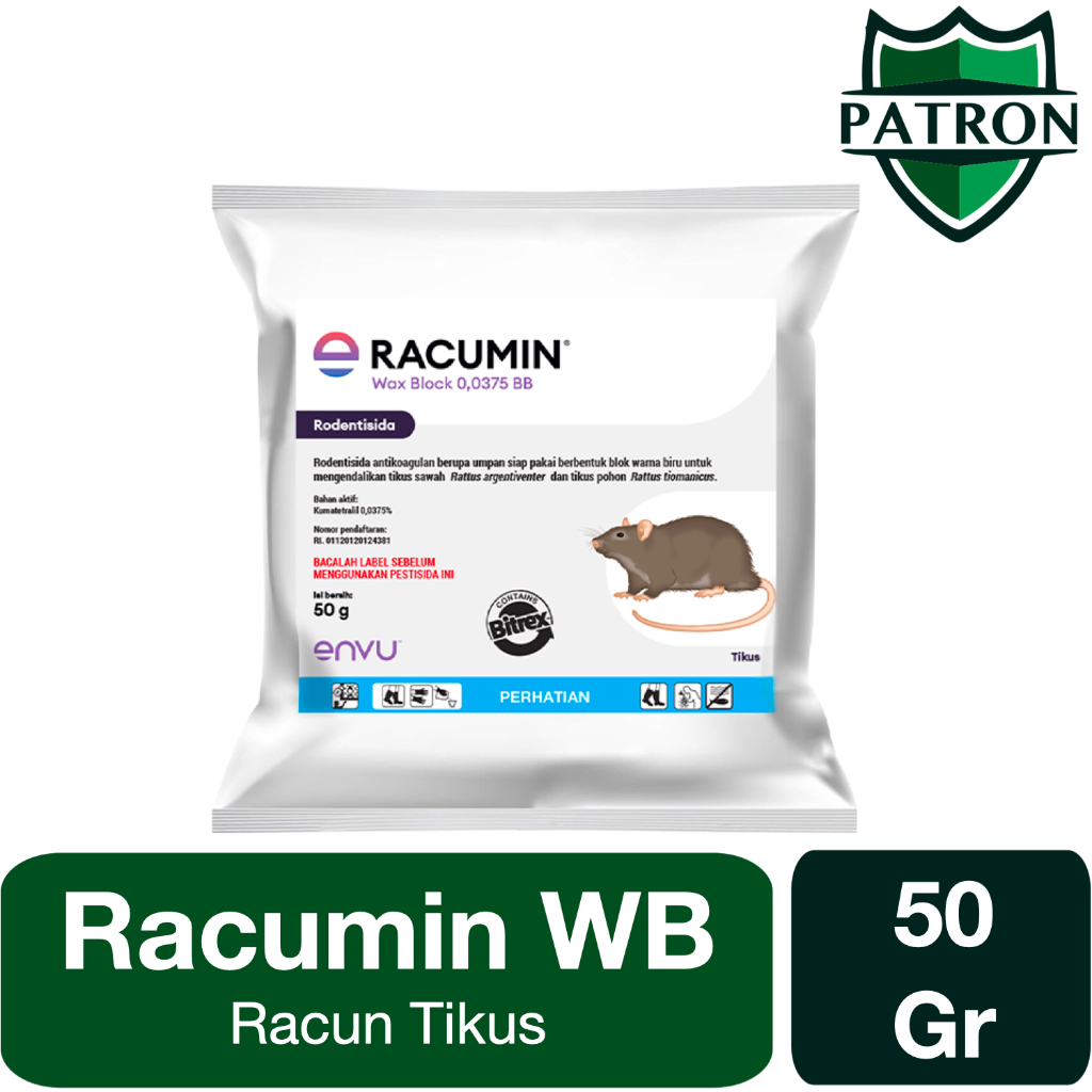 Jual Racumin Wax Block - Umpan Pembasmi Tikus - Racun Tikus - Bayer ...