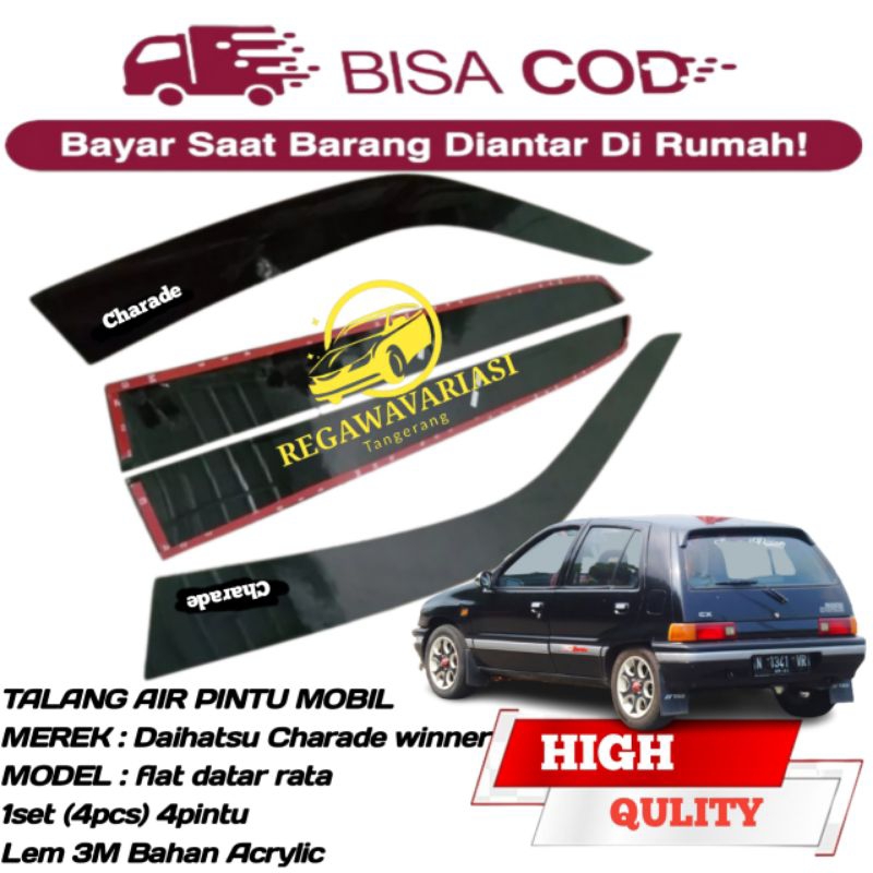 Jual talang air mobil Daihatsu Charade Cx Winner model flat datar rata ...