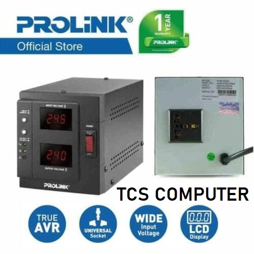 Jual Stavol Prolink PVR-1000D 1000VA Relay Controlled AVR Stabilizer ...