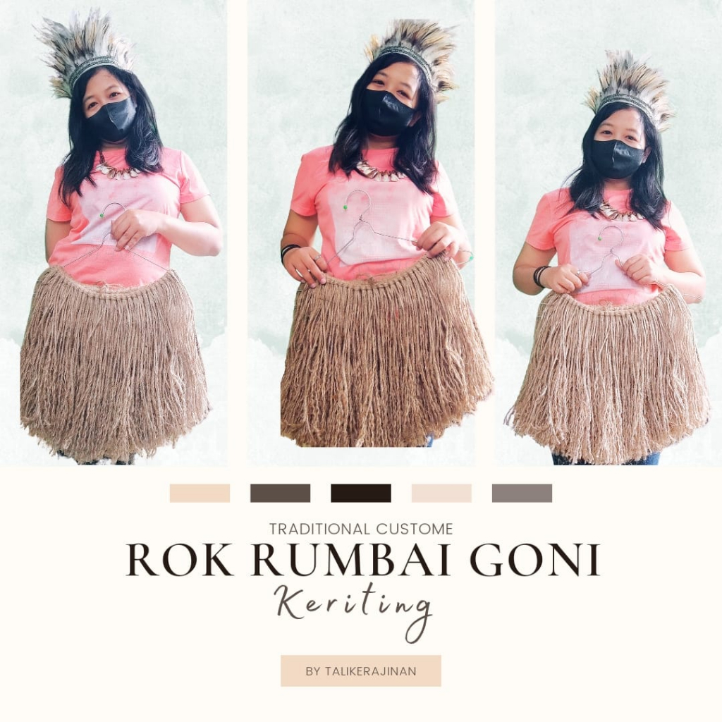 Jual RUMBAI GONI SIZE 30 / 50 CM ANAK DAN DEWASA KOSTUM ADAT PAPUA ...