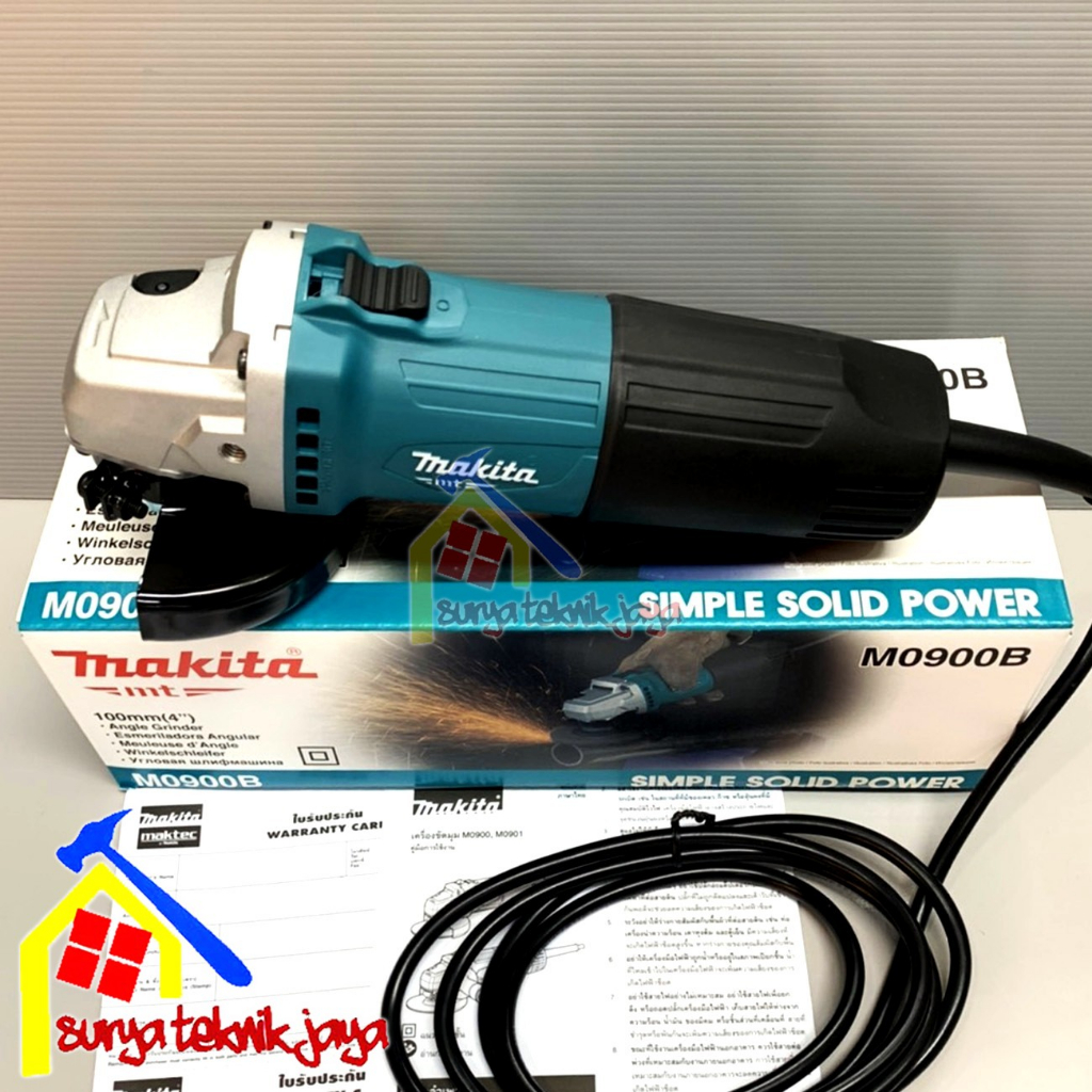 Jual [cuci gudang] MAKITA M0900B Angle Grinder 4" Mesin Gerinda Daya ...