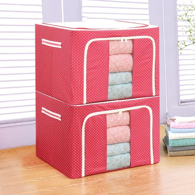 Jual 66L/100L/150L kotak penyimpanan baju storage box organizer pakaian ...