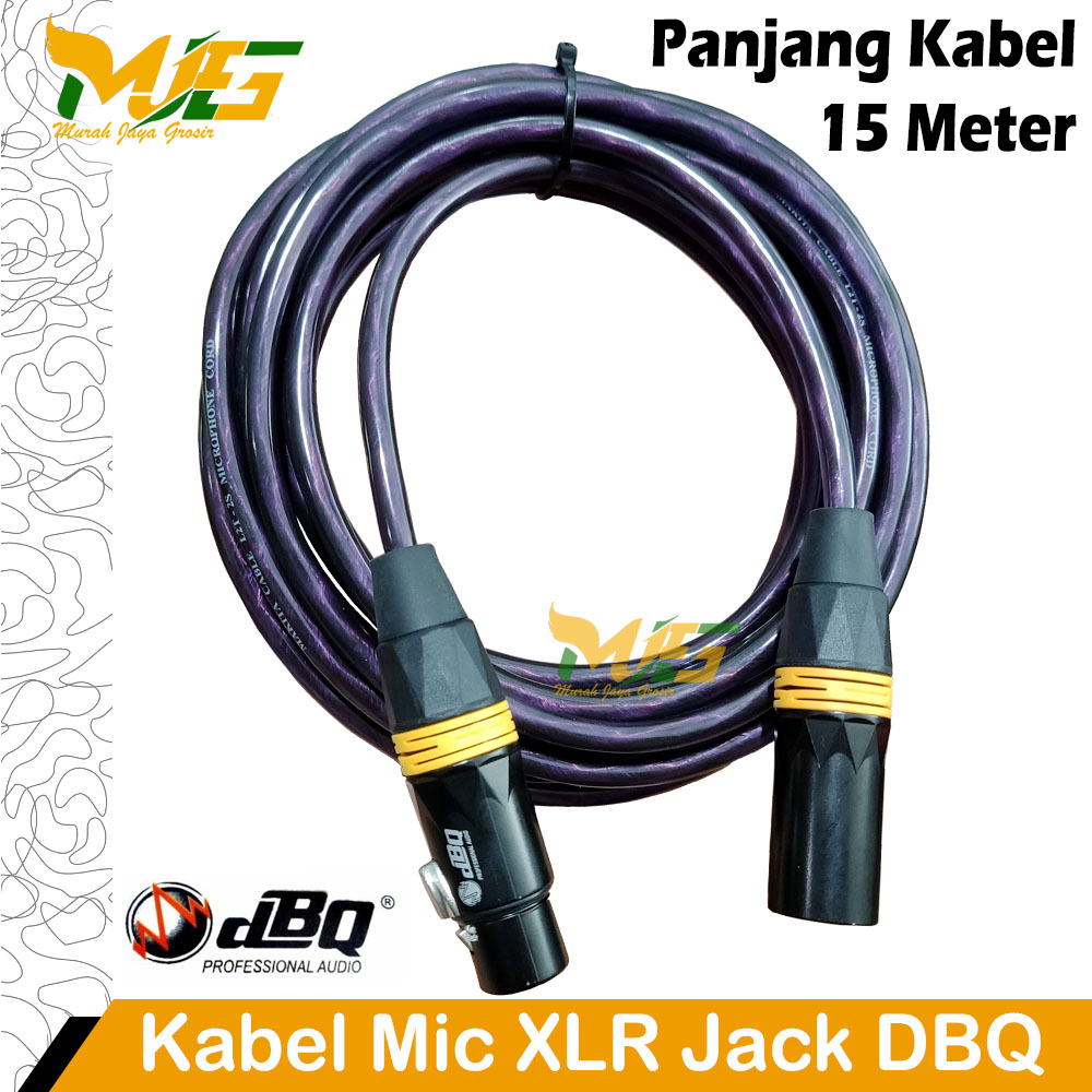Jual Kabel Microphone Makita Jack XLR Cowok Cewek Merk DBQ Original ...