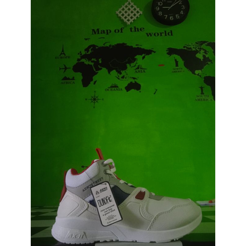 Jual Aerostreet Dunk High Putih Biru Merah | Shopee Indonesia