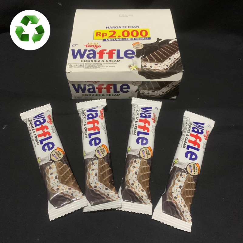 Jual Wafer Tango Waffle Cookiez and Cream perpcs | Shopee Indonesia