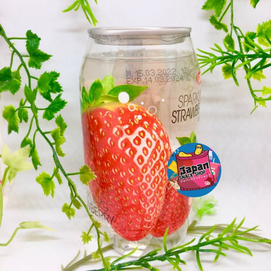 Jual OKF Sparkling Strawberry Can 350ml / minuman korea / sparkling ...