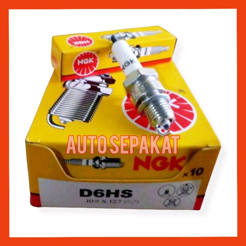 Jual ORI BUSI NGK D6HS BEBEK JADUL ASTREA GRAND BORING C90 C800 1 PCS ...