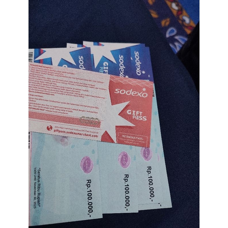Jual Voucher Sodexo 100 ribu | Shopee Indonesia