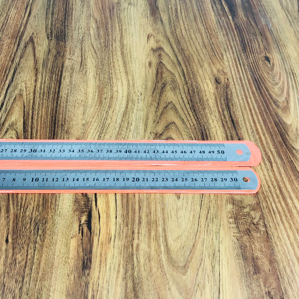 Jual Penggaris Besi Mistar / Stainless Ruler Multifungsi 50 cm - 30 cm ...
