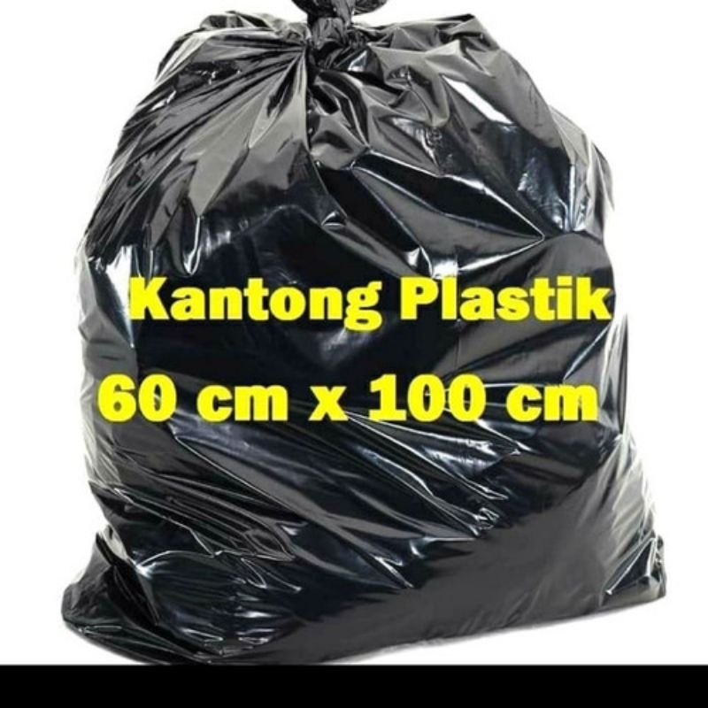 Jual Grosir Isi 200 pack Kantong Plastik Sampah Trash Bag Hitam Ukuran 60x100 / 90x120 | Shopee ...