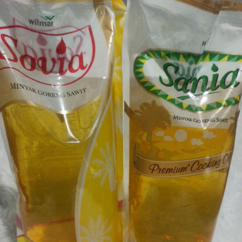 Jual minyak goreng Sovia/sania/filma/rosebrand/sedap/resto 1liter ...
