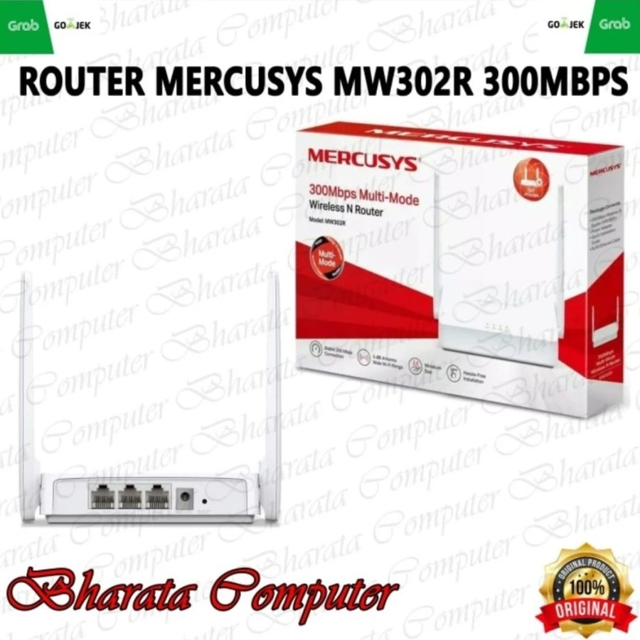 Jual Mercusys MW302R 300Mbps Multi-Mide Wirekess Modem Router Wifi ...