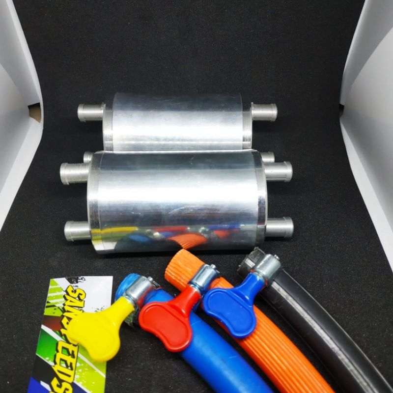 Jual TABUNG HAWA RACING TABUNG HAWA CHROME UNIVERSAL MOTOR TABUNG HAWA ...