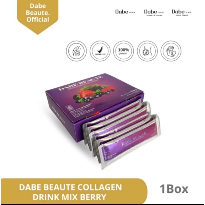 Jual Dabe beaute collagen drink mix berry | Shopee Indonesia
