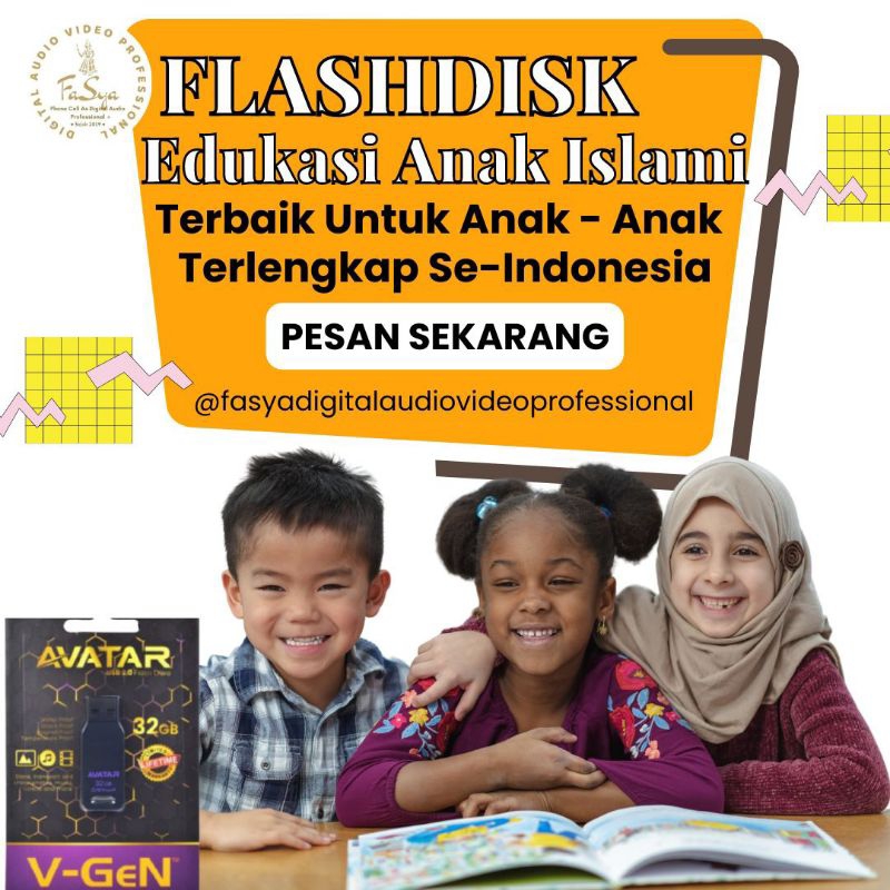 Jual FLASHDISK EDUKASI ANAK ISLAMI (NON REQUEST) | Shopee Indonesia