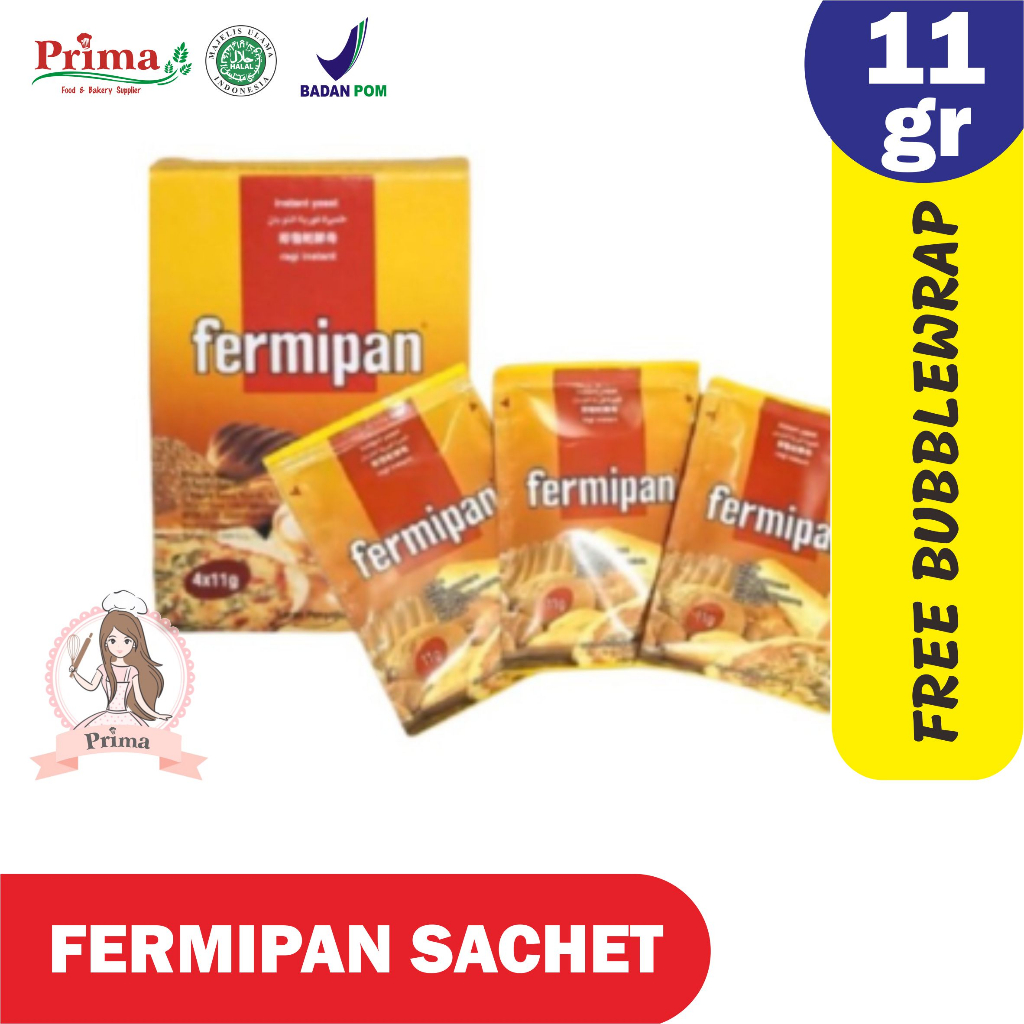 Jual Ragi instant - Fermipan sachet 11gr x 4(pak) | Shopee Indonesia