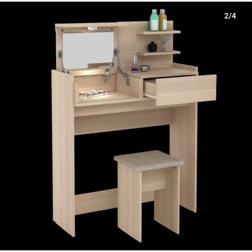 Jual Meja Belajar Sekaligus Meja Rias Include Kursi | Shopee Indonesia