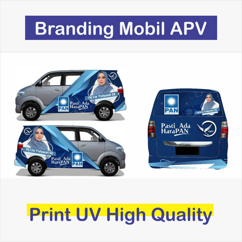 Jual Branding Mobil APV dengan Sticker Quantac Printing UV Fullcolor ...