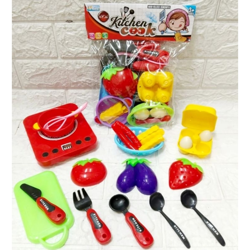 Jual MAINAN MK26 MAINAN KITCHEN SET MASAK MASAKAN SET | Shopee Indonesia