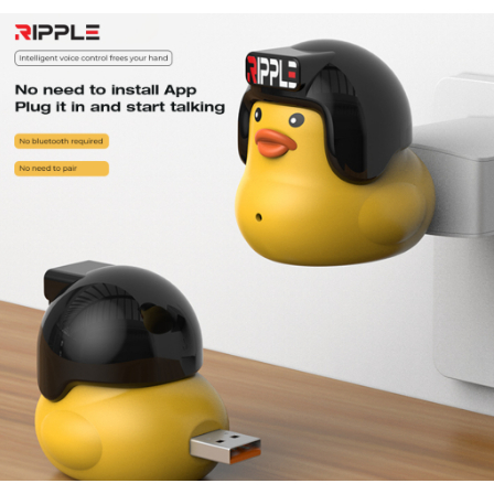 Jual Ripple Bebek Pintar R1 USB Smart AI Remote TV AC Night Lamp Lucu ...