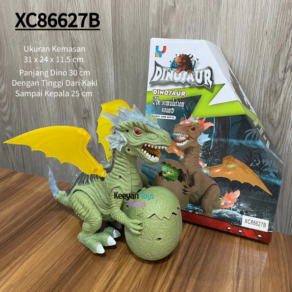 Jual Mainan Dinosaurus Dragon Naga Bawa Telur Pecah Isi Anak Dino ...