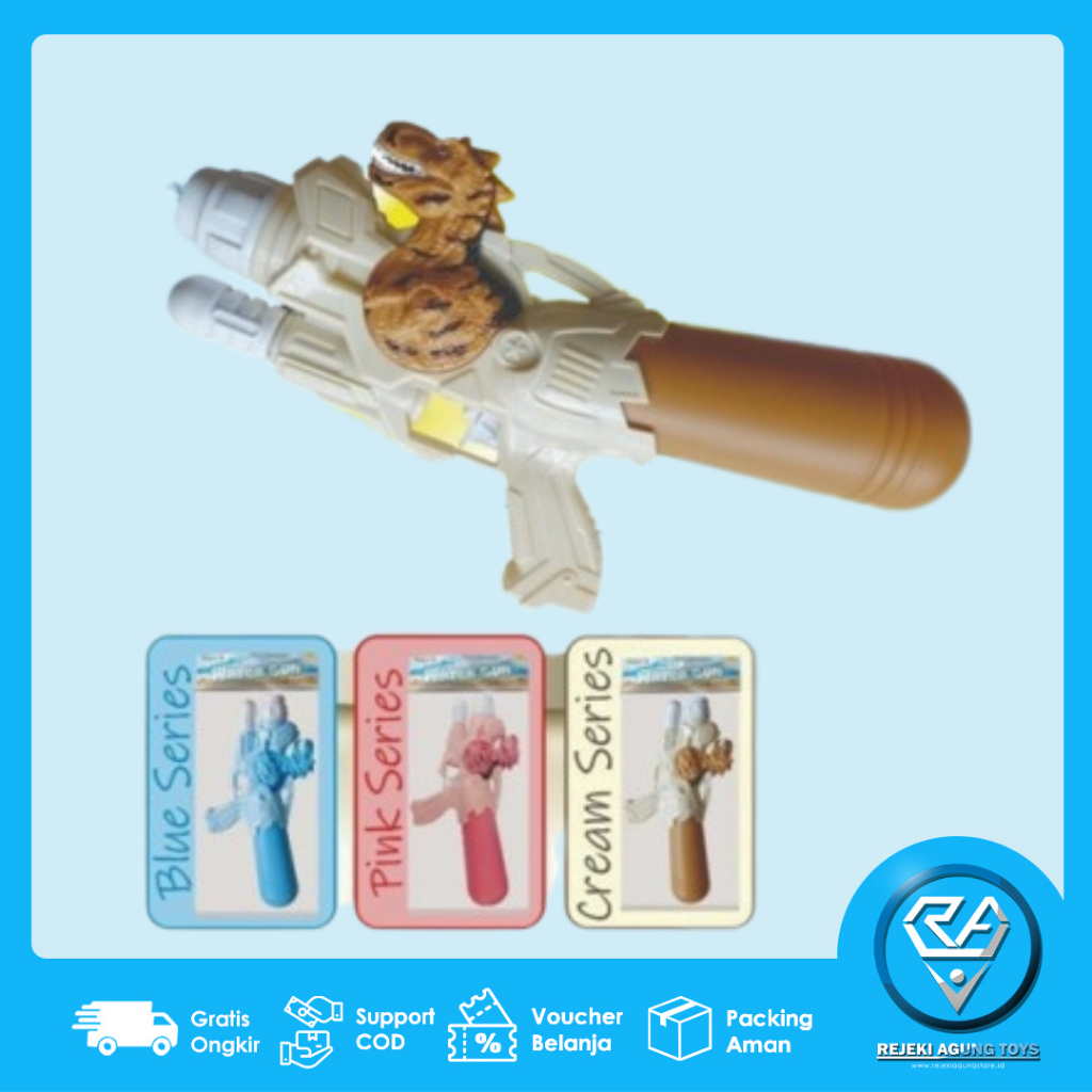 Jual Pistol Air Jumbo Water Guns Dino Tembak Air Karakter Dinosaurus T ...