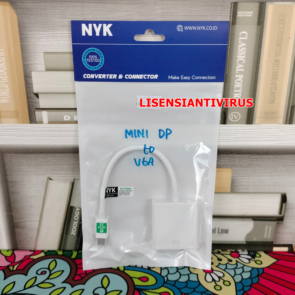 Jual Converter NYK Kabel DP Mini Display Port to VGA MiniDP Mini DP to VGA | Shopee Indonesia