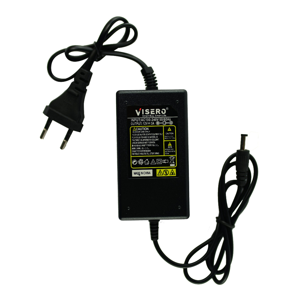 Jual Adaptor Visero 12v 3A 12 volt Trafo / Power Supply | Shopee Indonesia