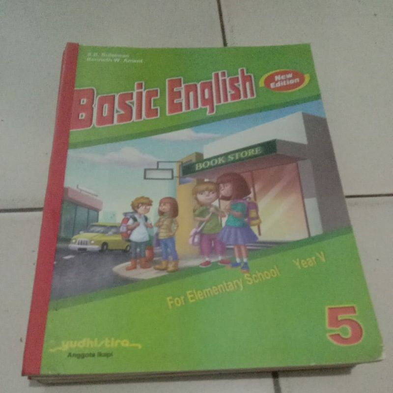 Jual BUKU BASIC ENGLISH KELAS 5 YUDHISTIRA SD | Shopee Indonesia