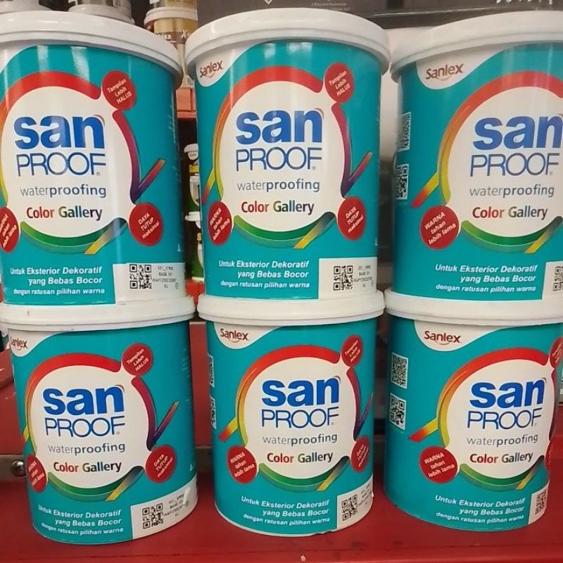 Jual Sanproof / Cat pelapis anti bocor / cat waterproofing | Shopee ...