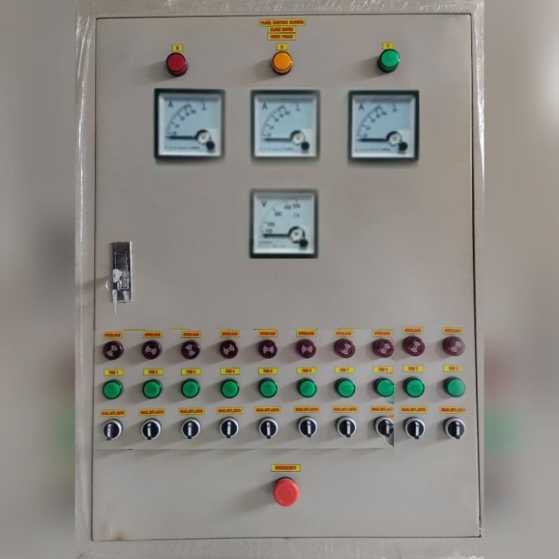 Jual panel DOL starter,10 motor 1 hp 3 phase,componen schneider ...