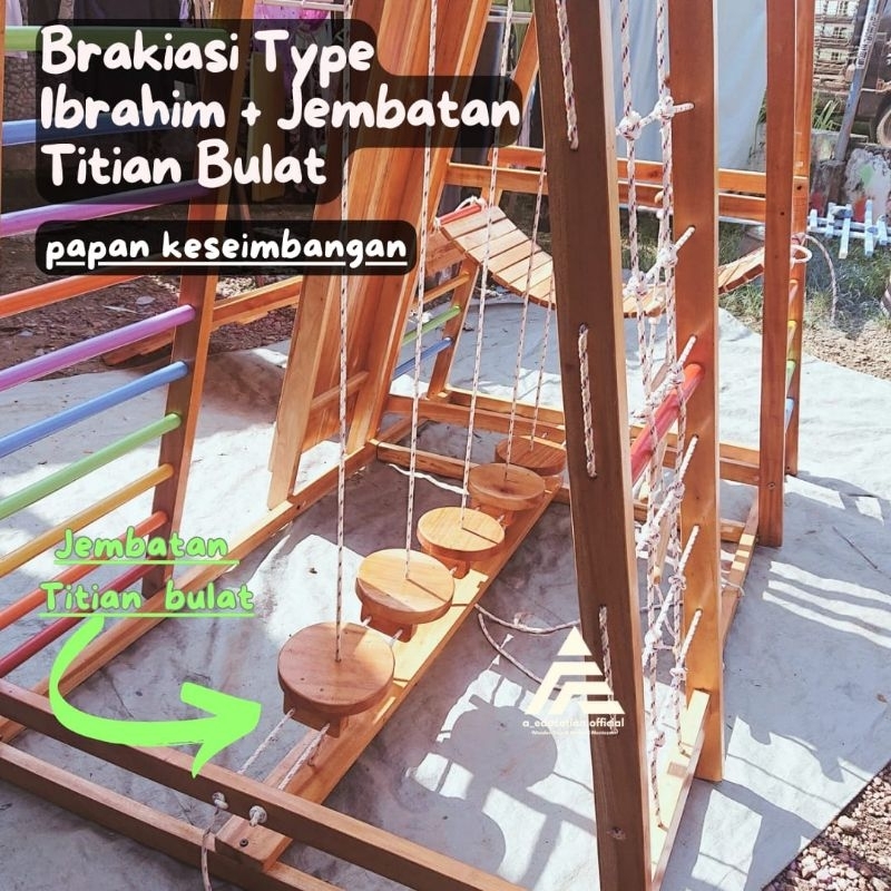 Jual Brakiasi EXTRA PAPAN TITIAN BULAT A Education | Shopee Indonesia