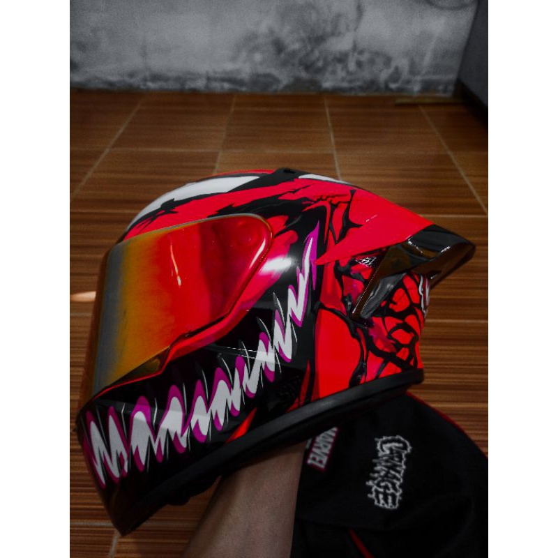 Jual KYT TT COURSE CARNAGE (SECONDHAND) | Shopee Indonesia