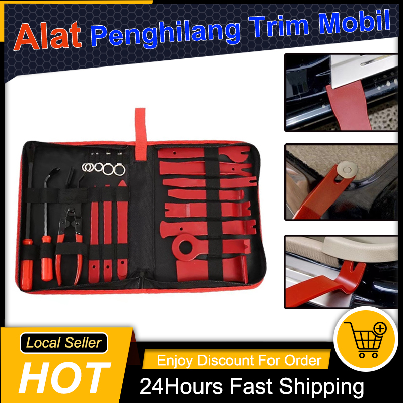 Jual Viral Auto Car Trim Removal Tool Kit Panel Door Fastener Auto ...