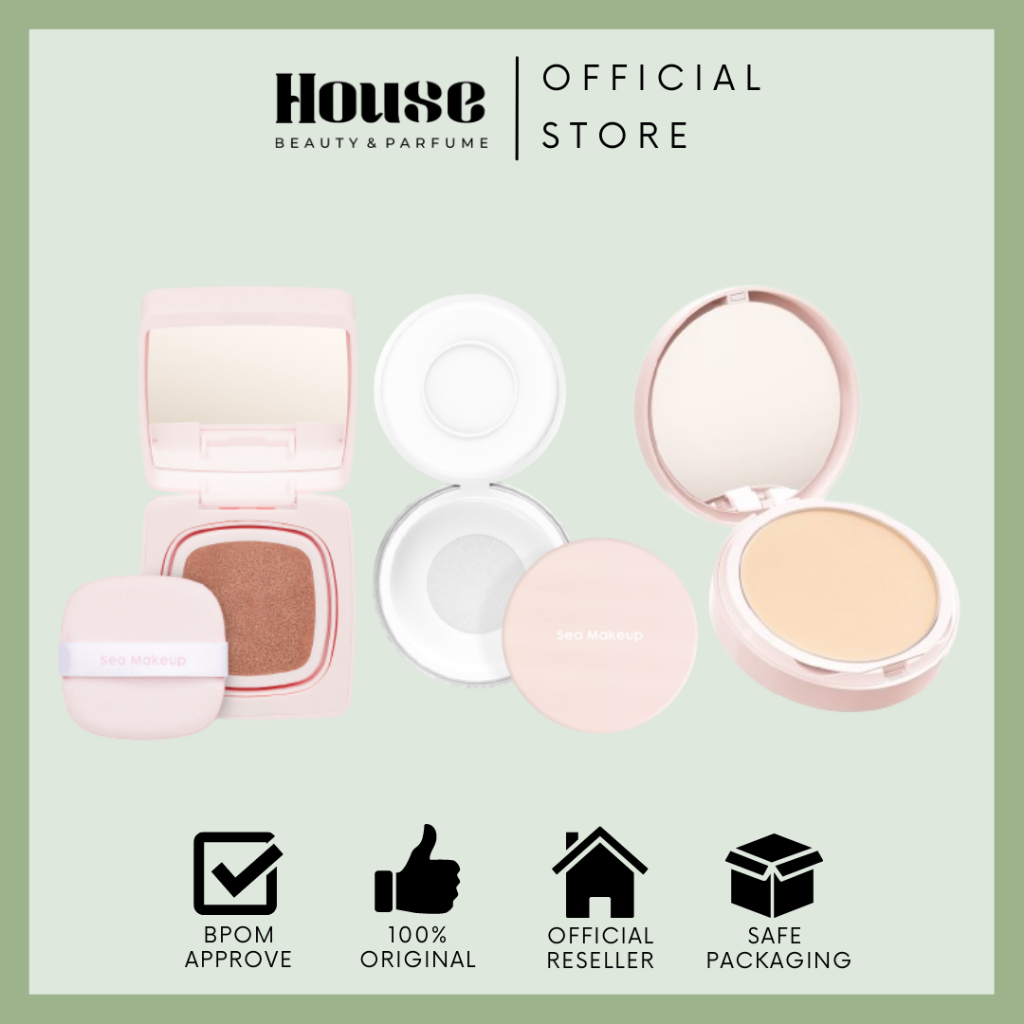 Jual SEA MAKEUP Acne Cover & Smooth (CUSHION, TWC, LOOSE POWDER) | Shopee Indonesia