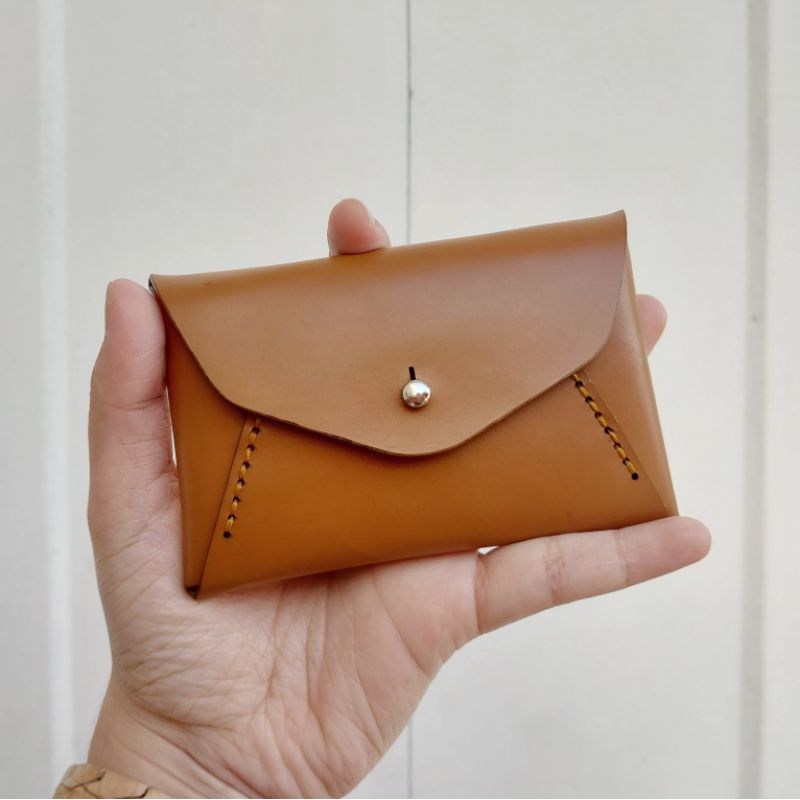 Jual Dompet kartu dompet model amplop dari kulit asli | Shopee Indonesia