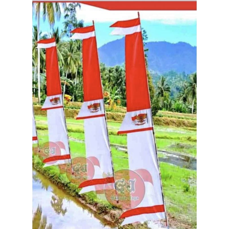 Jual UMBUL-UMBUL MERAH PUTIH ATAU WARNA-WARNI PANJANG 3 DAN 4 METER | Shopee Indonesia