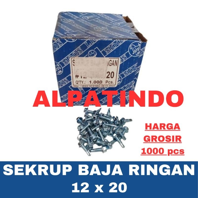 Jual SEKRUP BAJA RINGAN 12x20 L / BAUT BAJA RINGAN 12x20 / SEKRUP BAJA ...