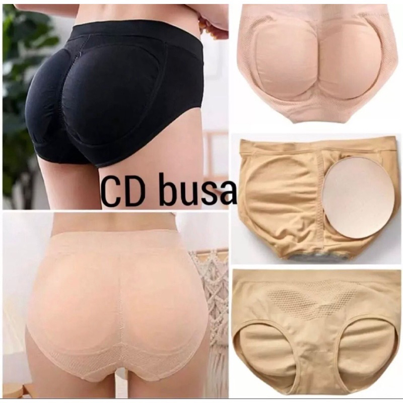 Jual celana dalam wanita busa /Cd Busa Push Up Rajut / Celana Dalam Busa Bokong Pantat / Bigger ...