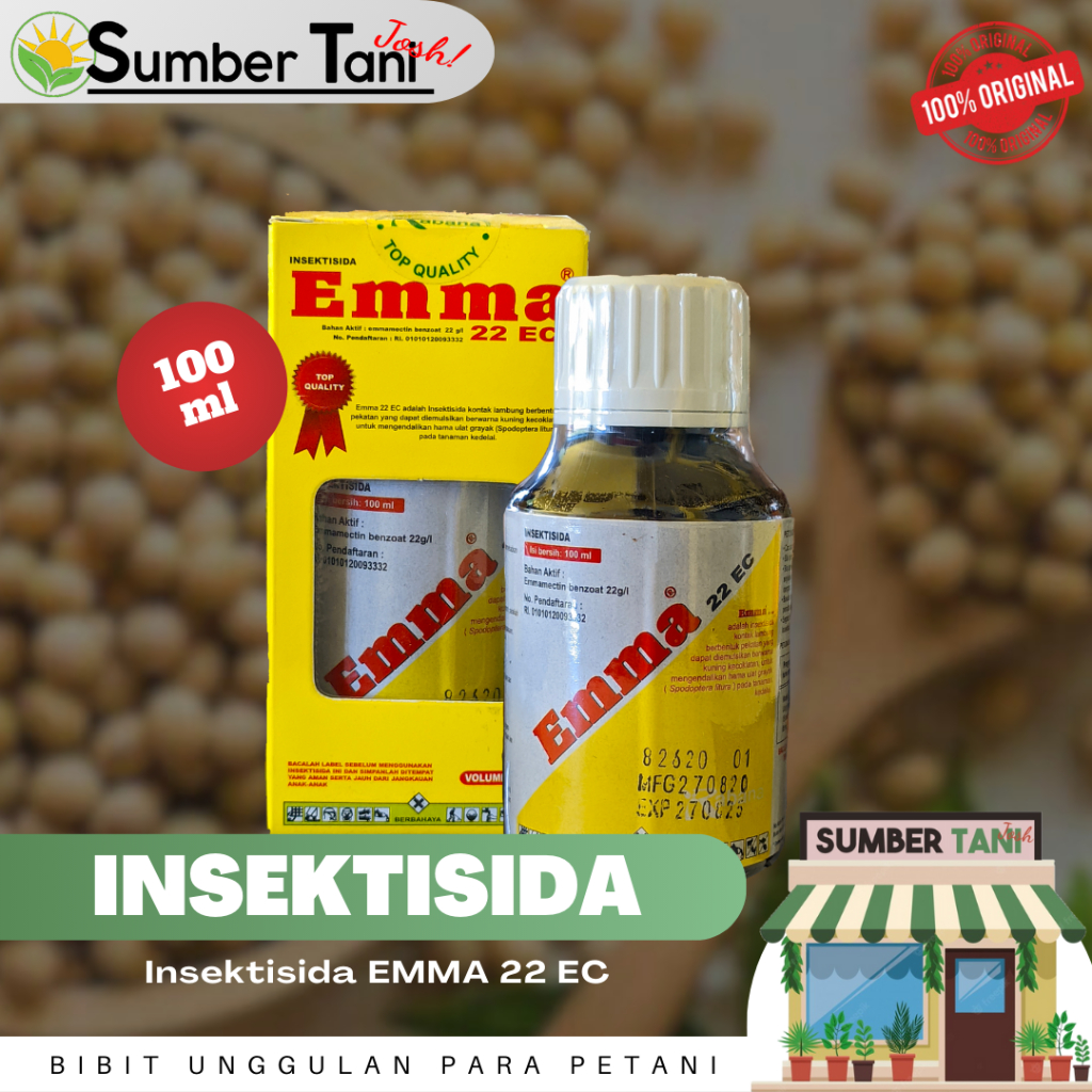 Jual Insektisida Emma 22 EC kemasan 100 ml pengendali hama pada tanaman ...