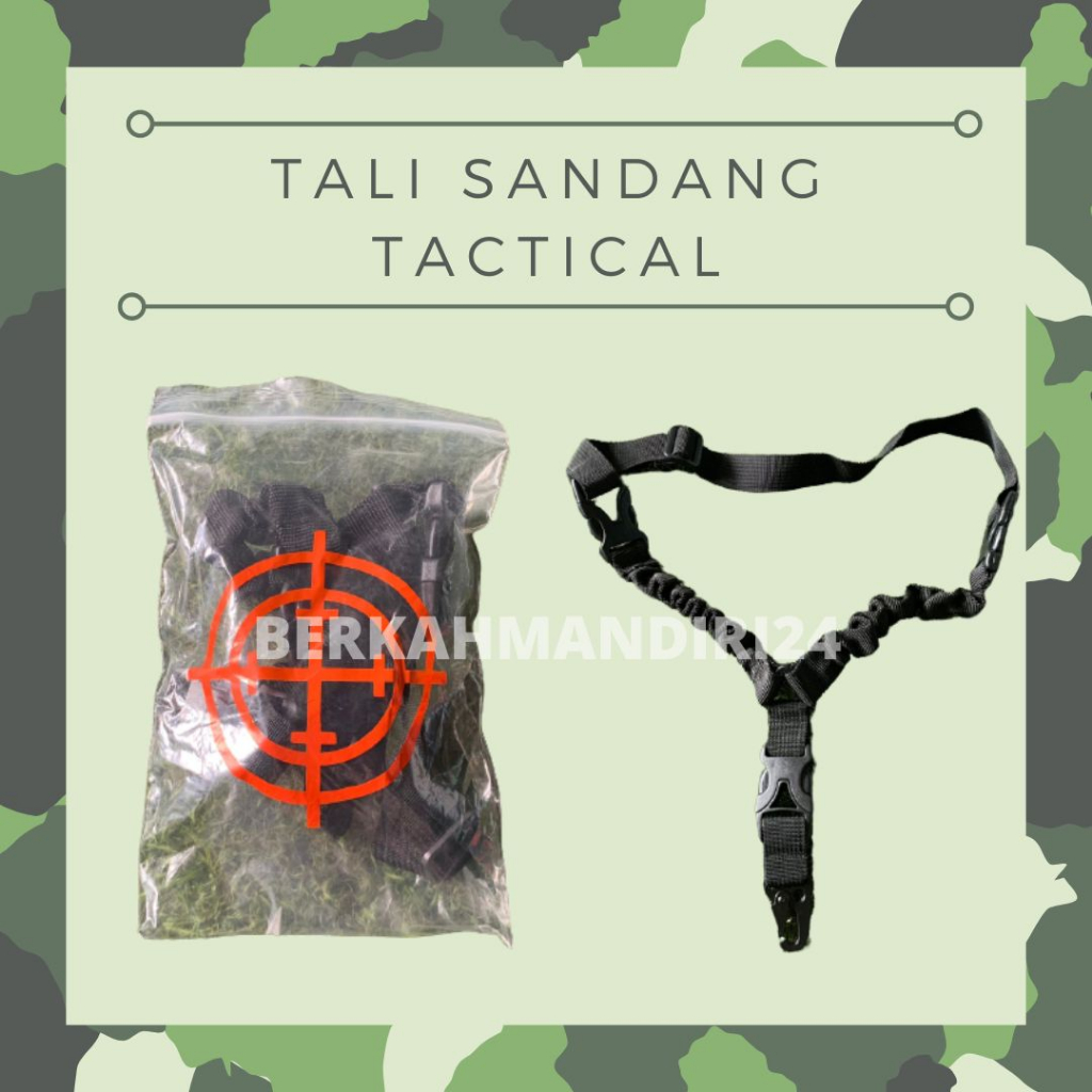 Jual Tali Sandang Pengait Senjata Single Sling Outdoor TNI Polri ...