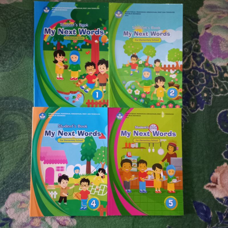 Jual ORIGINAL BUKU BAHASA INGGRIS SD KELAS 1 2 4 5 STUDENT'S BOOK MY NEXT WORDS KURIKULUM ...